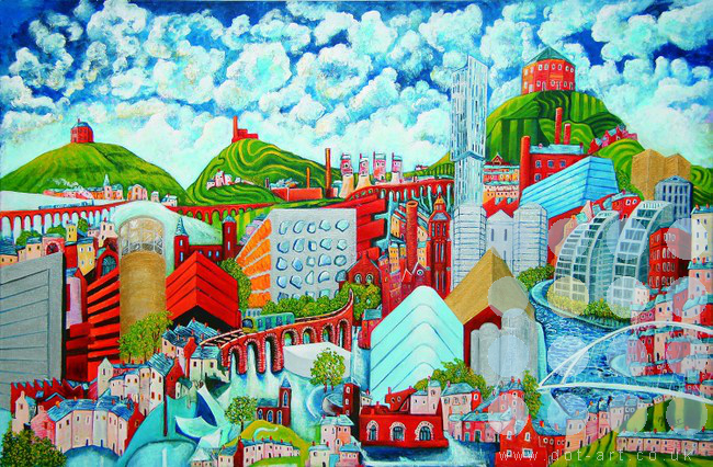 metropolis by mark nelson • dot-art