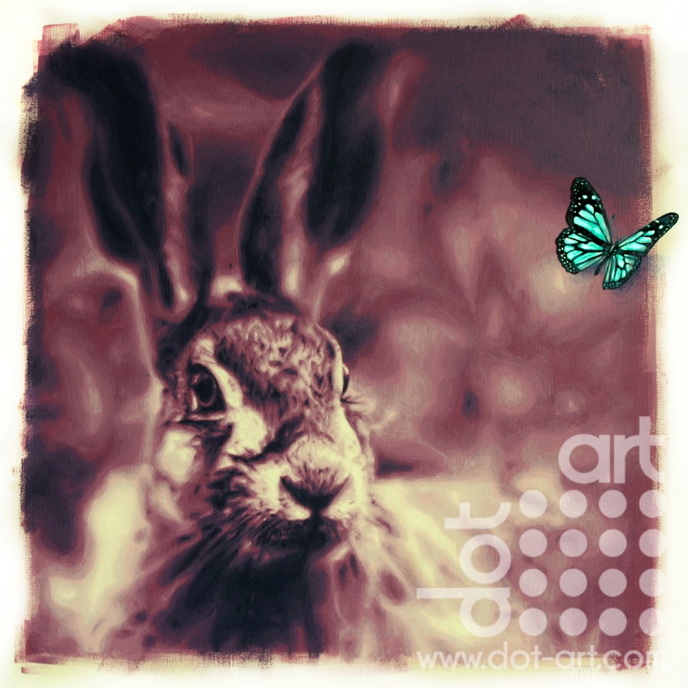 out-of-my-hare-joseph-venning • dot-art