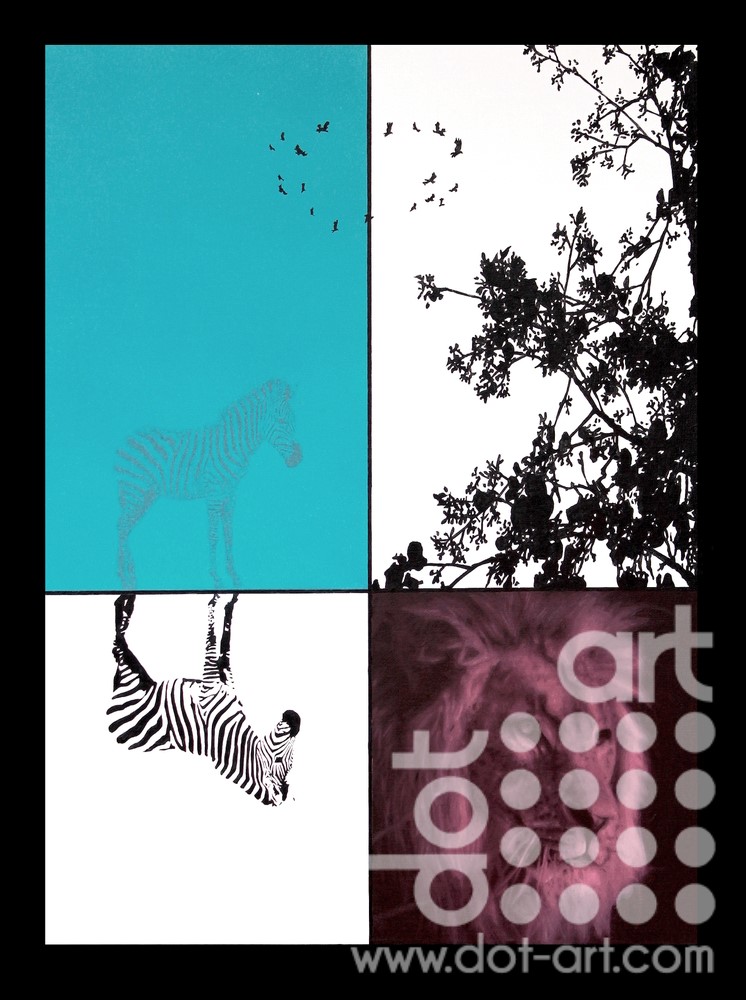 zebras-dream-joseph-venning • dot-art