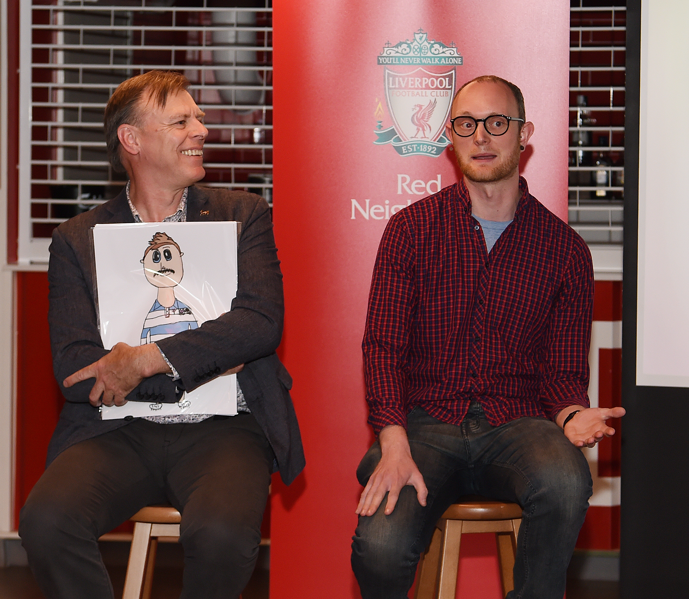 red neighbours lfc football mural • dot-art