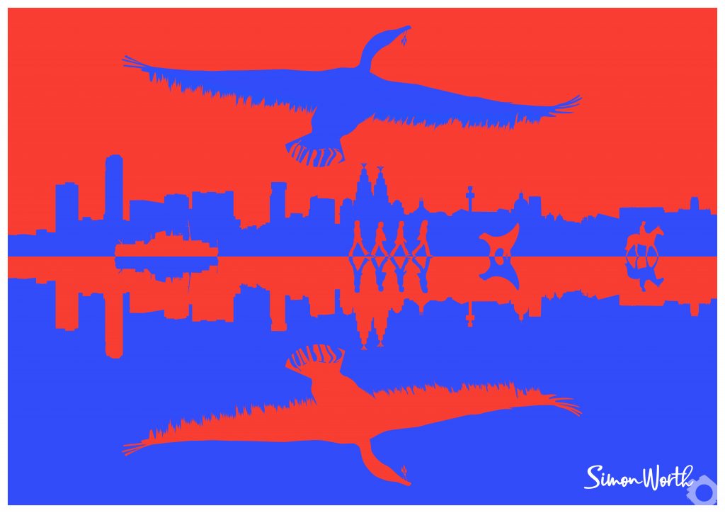 Red or Blue - Simon Worth • dot-art