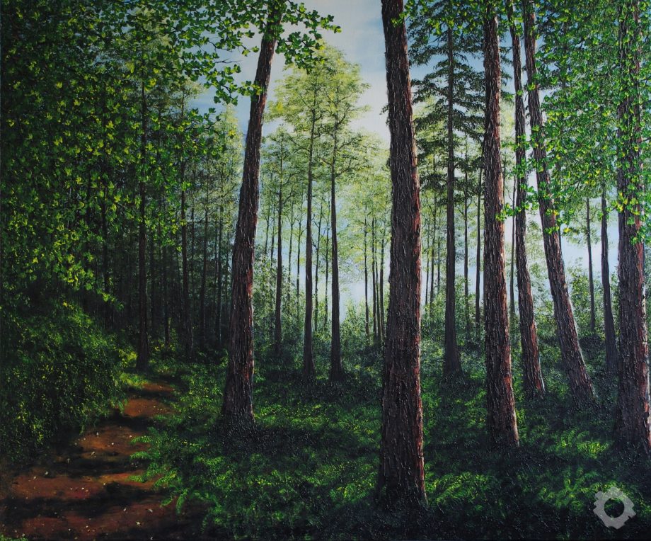 Deep Into Delamere Forest • dot-art