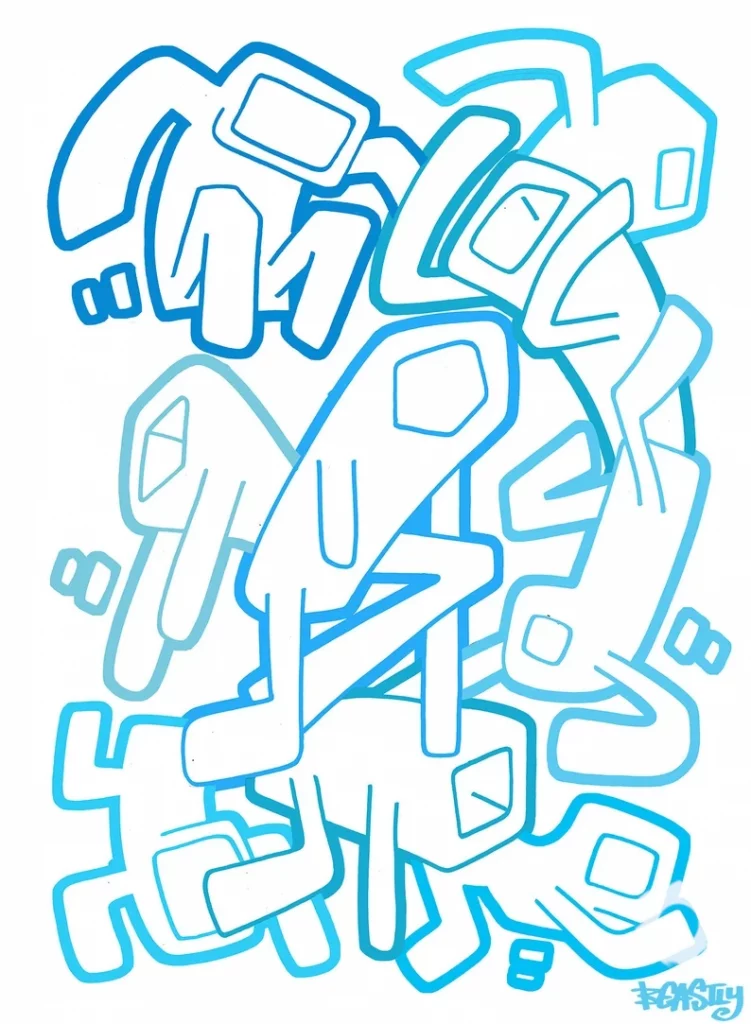 Blue Calx • dot-art