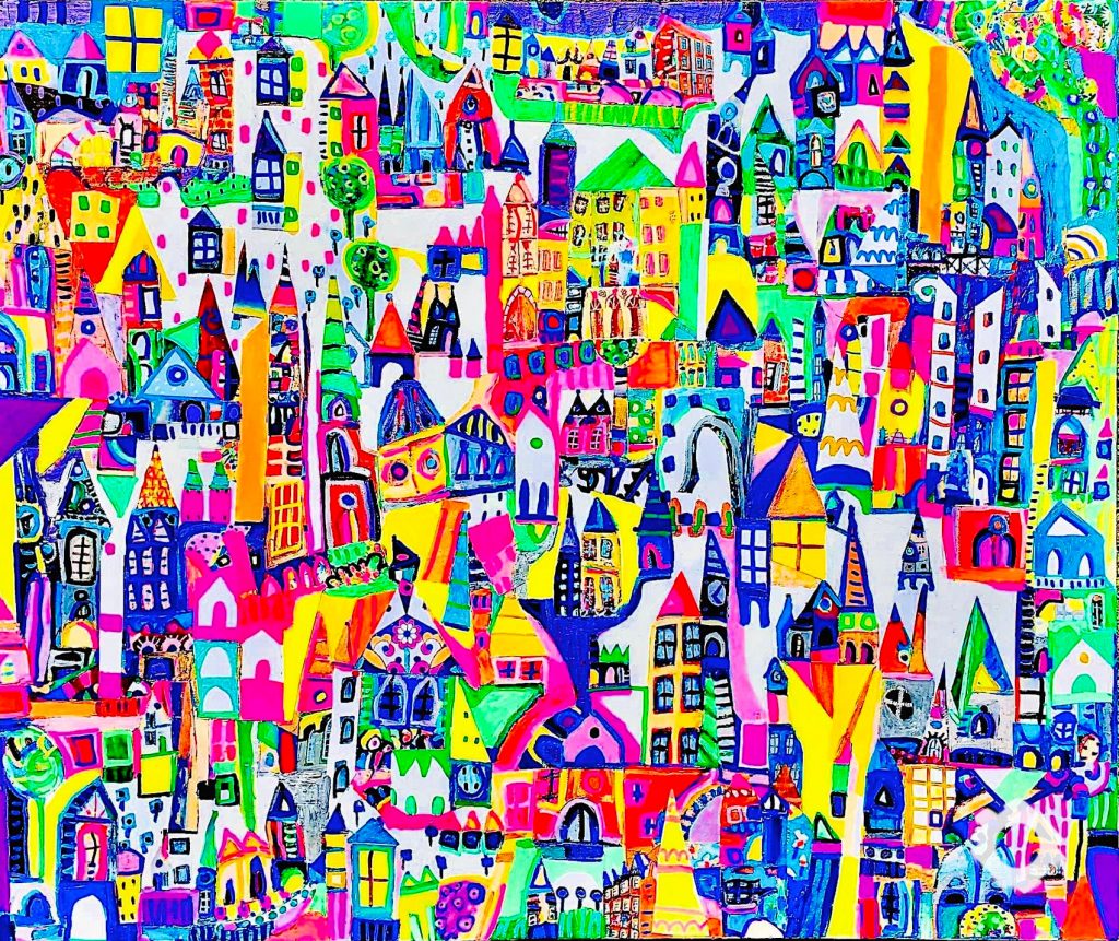 Funky City • dot-art