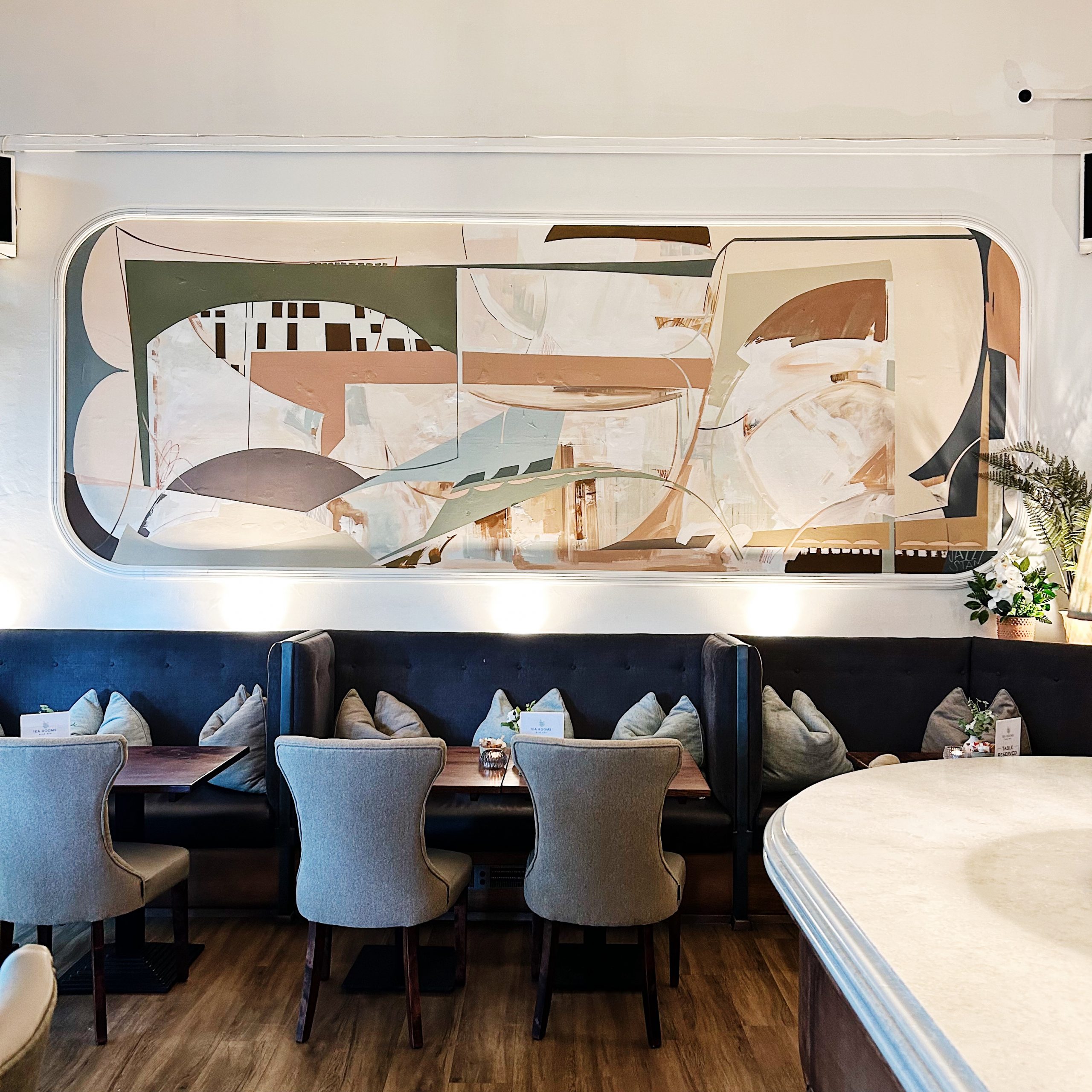 Tea Rooms, Birkdale, Mural Commission • dot-art