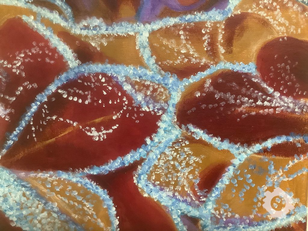 Crystal Leaves • dot-art