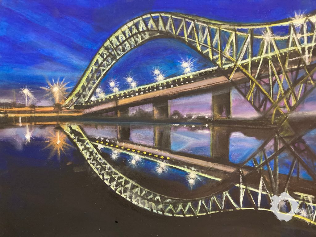 Runcorn Bridge • dot-art