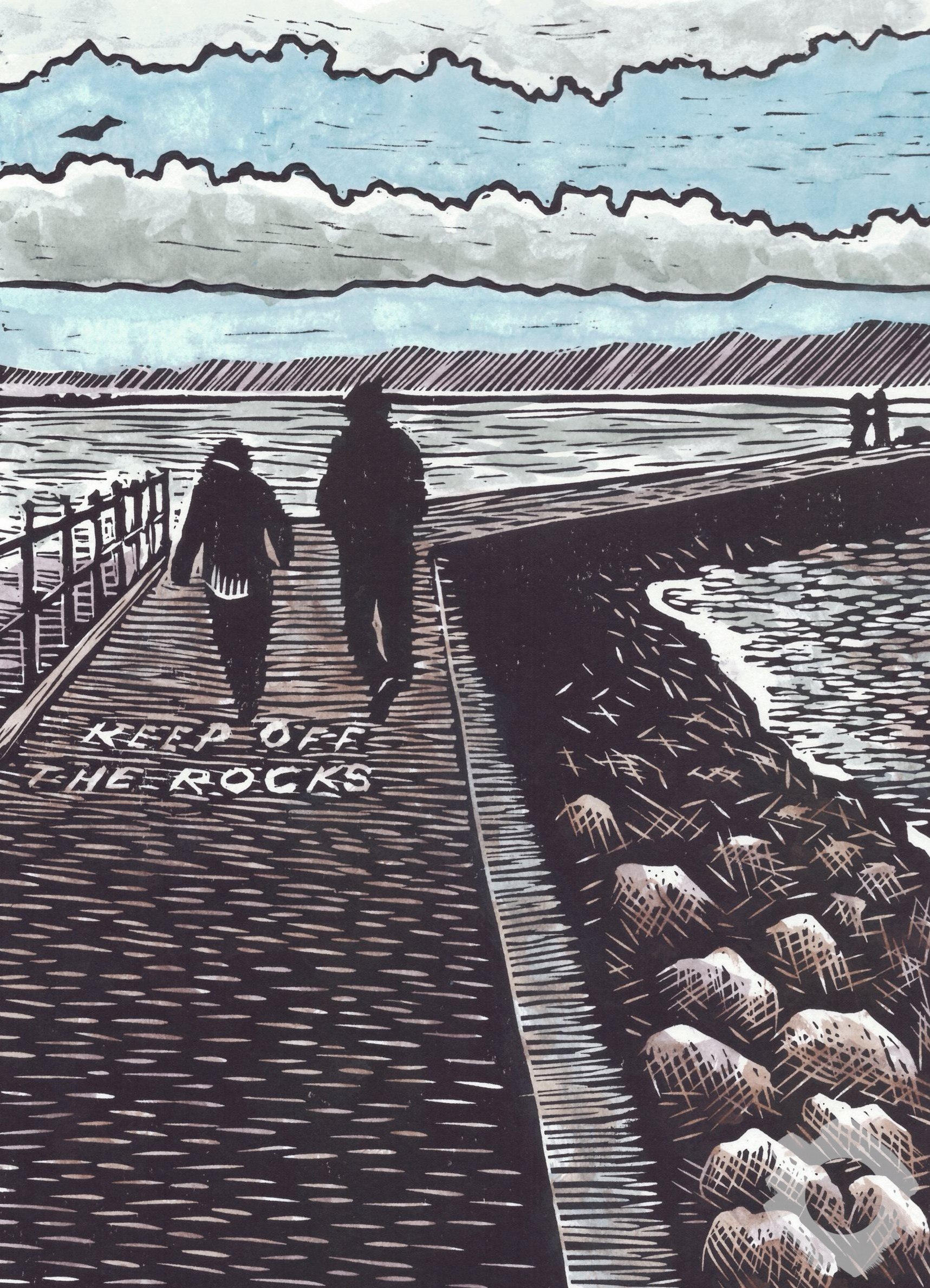 Keep Off The Rocks • dot-art